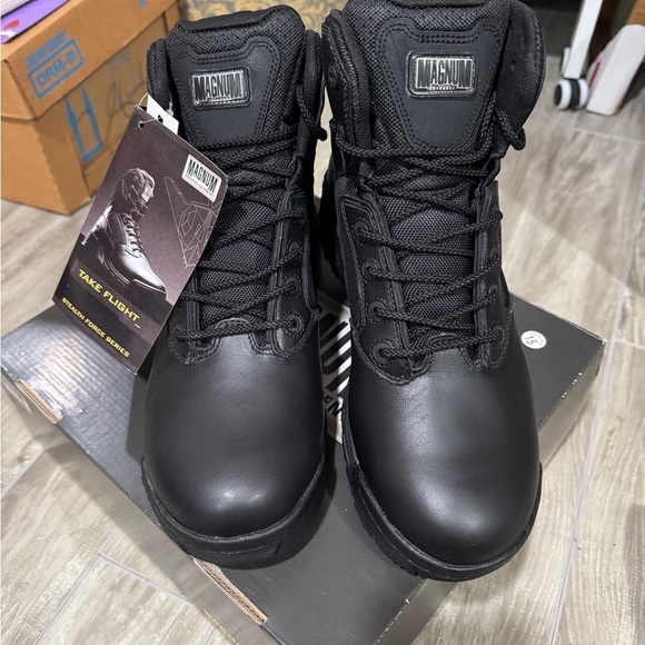 Magnum | Shoes | Mens Black Magnum Waterproof Stealth Force 6 Wp Boot ...
